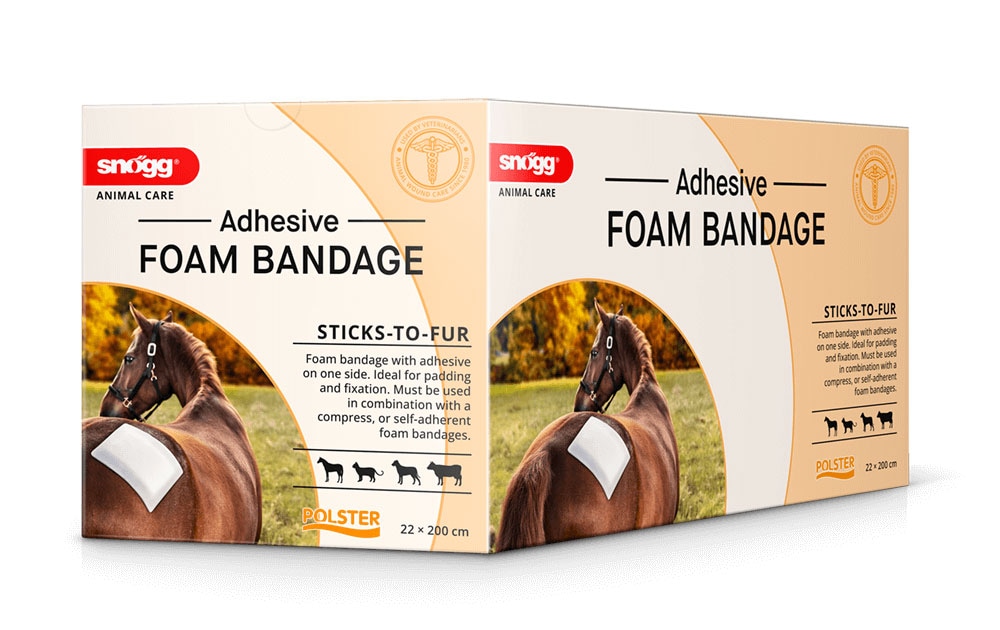 Snögg Adhesive Polster Bandage Klebender Schaumverband.