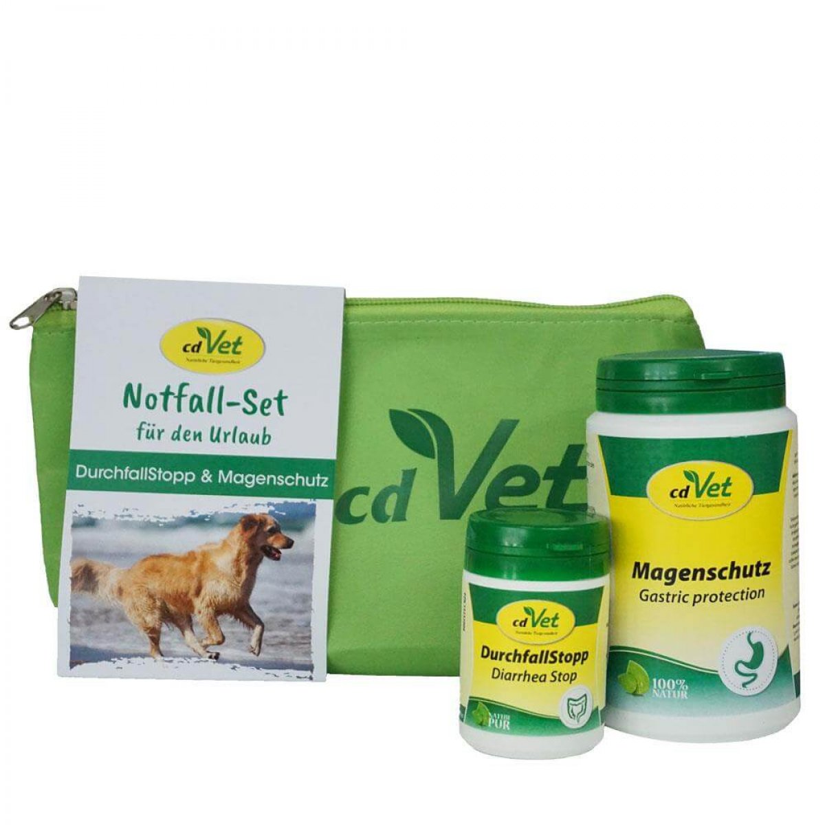 cdVet Notfallset für den Urlaub inkl. Magenschutz und D